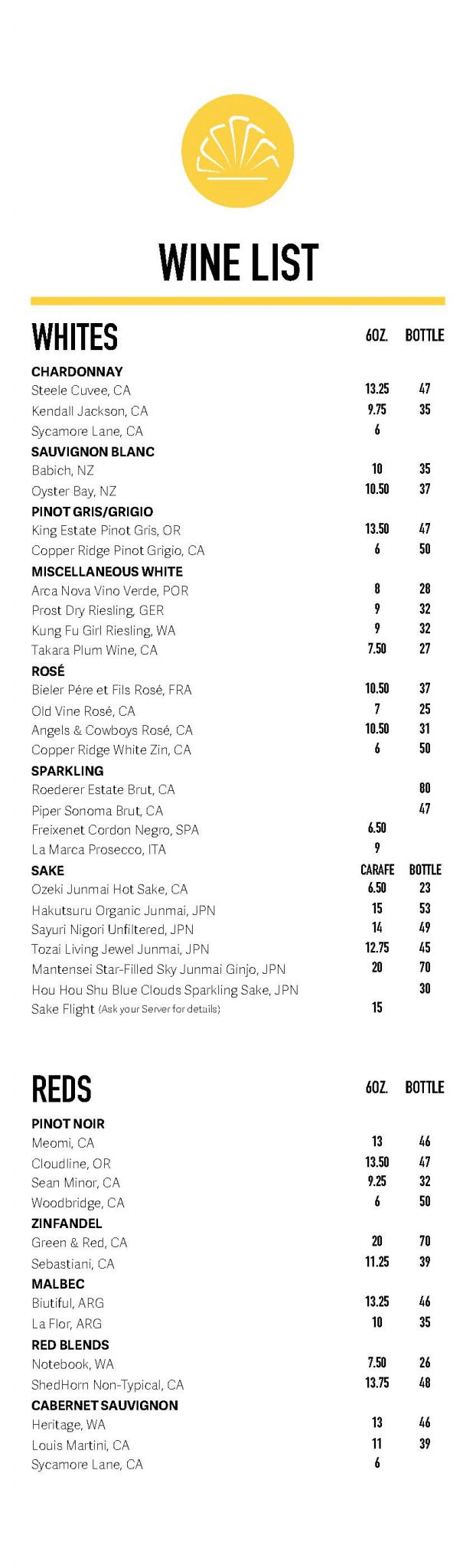 Mustard Seed – Food & Drink Menus - Mustard Seed