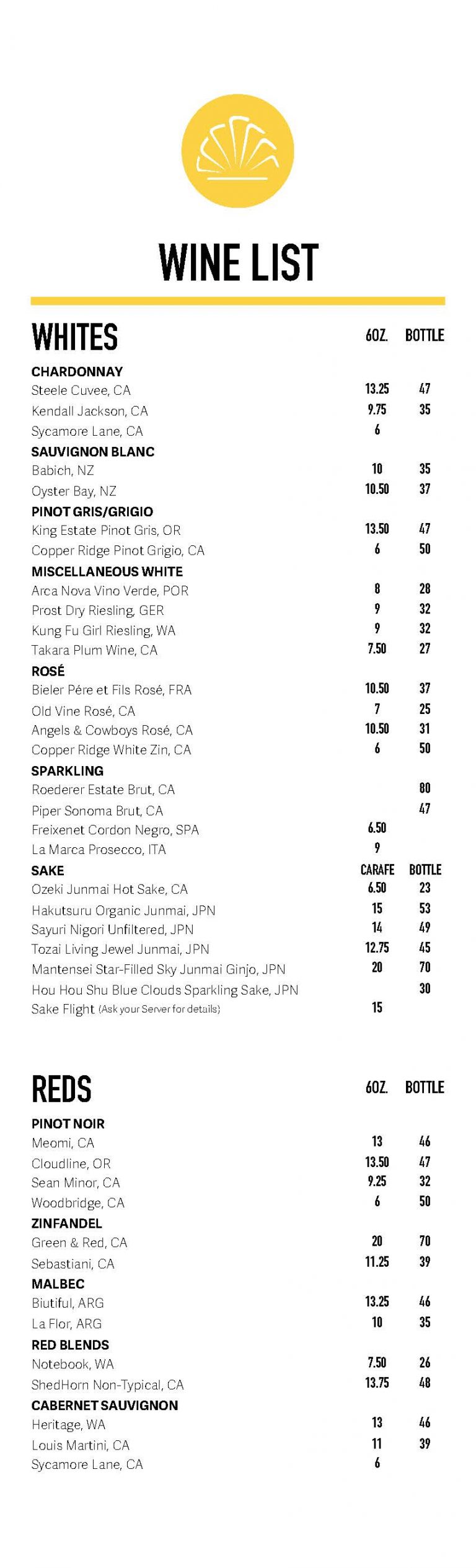 Mustard Seed – Food & Drink Menus - Mustard Seed