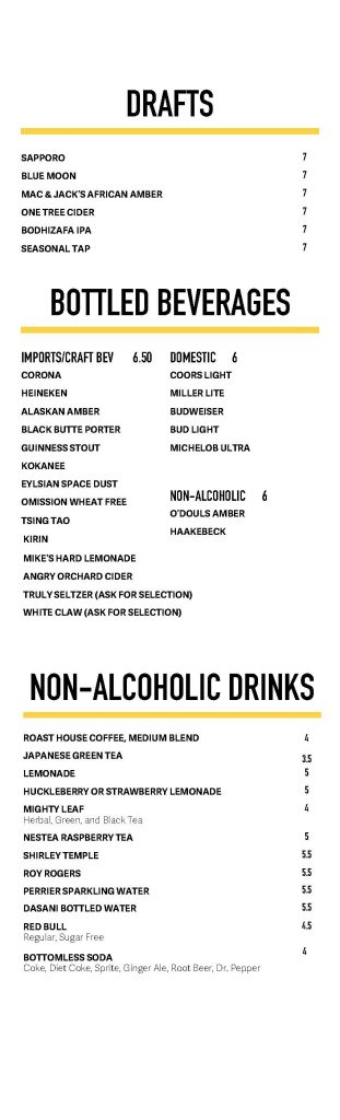 Mustard Seed – Food & Drink Menus - Mustard Seed